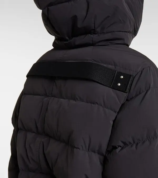 Rick Owens Hooded Down Jacket - Black