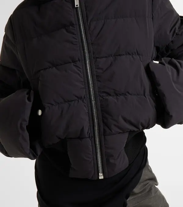 Rick Owens Hooded Down Jacket - Black