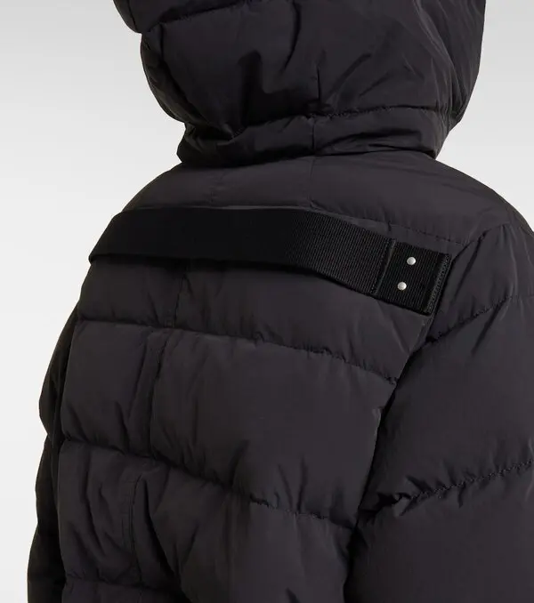 Rick Owens Hooded Down Jacket - Black