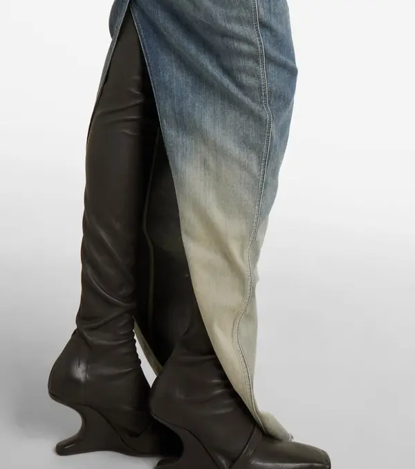 Rick Owens Denim Bustier Dress