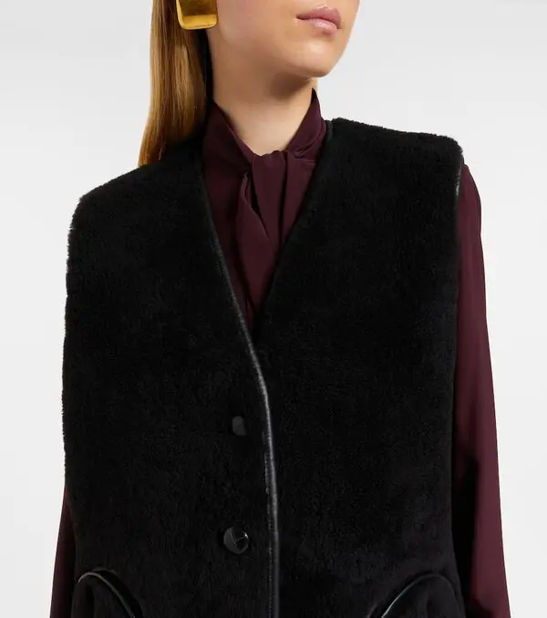 BLAZÉ MILANO Gliss Shearling Vest