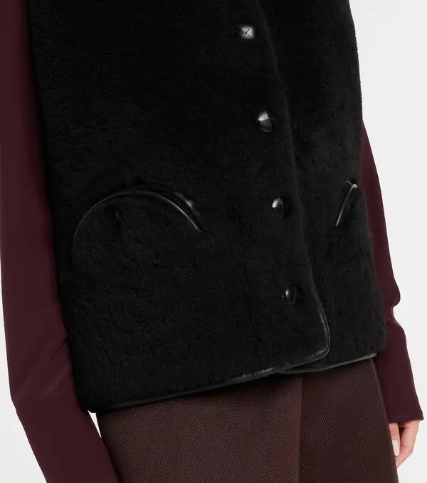 BLAZÉ MILANO Gliss Shearling Vest