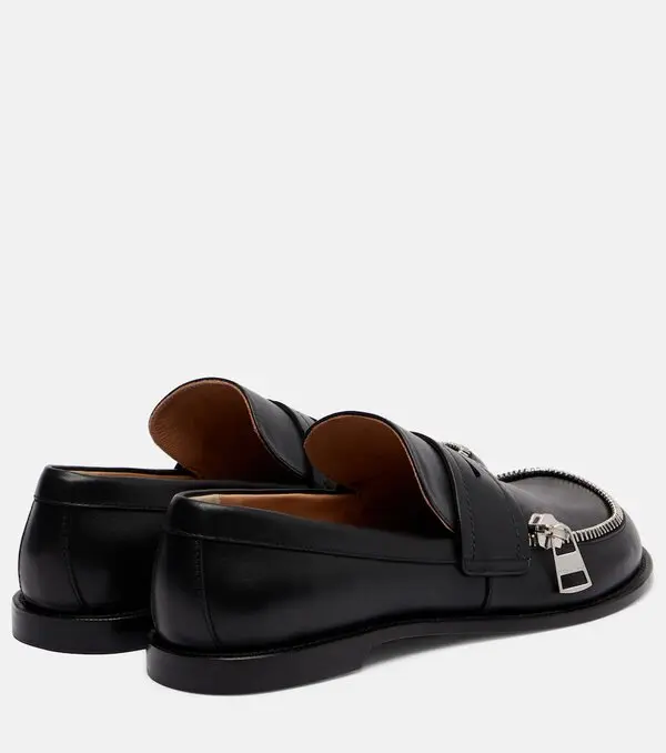 JW Anderson Leather Loafers - Black