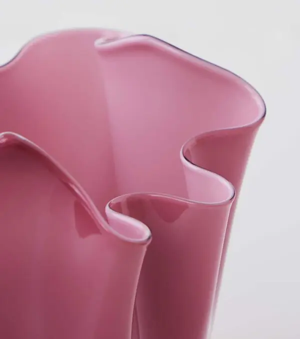 VENINI Fazzoletto Murano Glass Vase