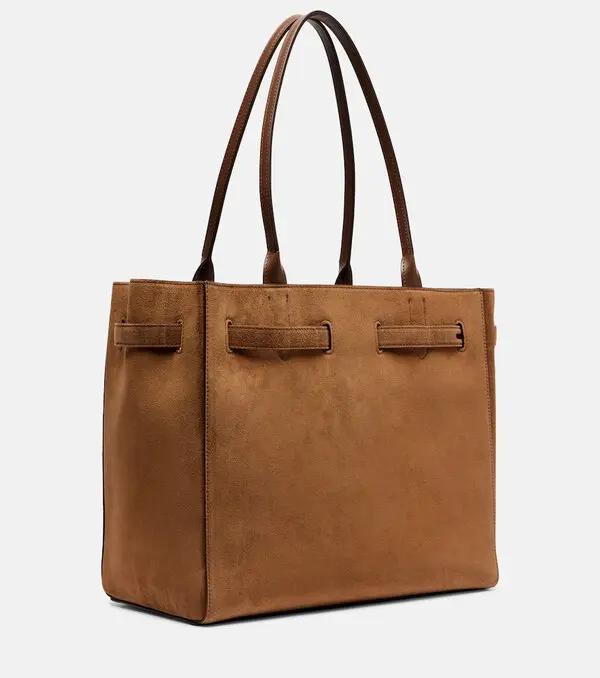 TOM FORD Audrey Medium Suede Tote Bag