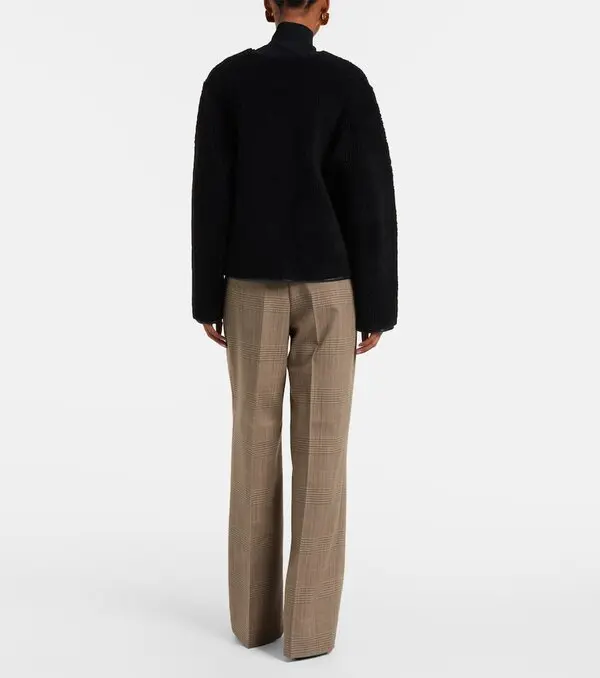 BLAZÉ MILANO Gliss Reversible Shearling Jacket - Brown