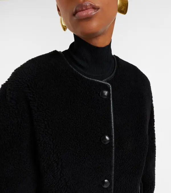 BLAZÉ MILANO Gliss Reversible Shearling Jacket - Brown
