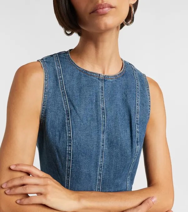 Veronica Beard Zaire Denim Mini Dress