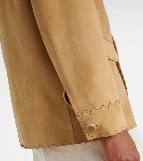 Ralph Lauren Ryland Fringed Suede Jacket