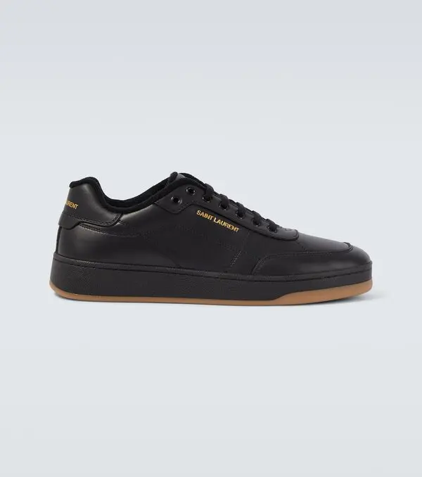 Saint Laurent Sl/61 Leather Sneakers