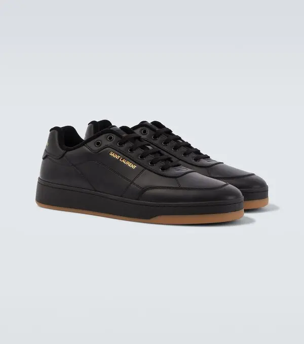 Saint Laurent Sl/61 Leather Sneakers