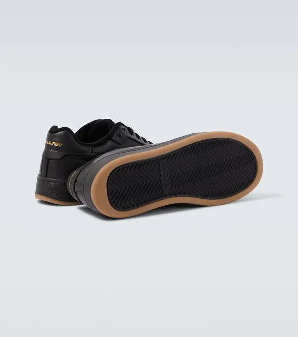 Saint Laurent Sl/61 Leather Sneakers