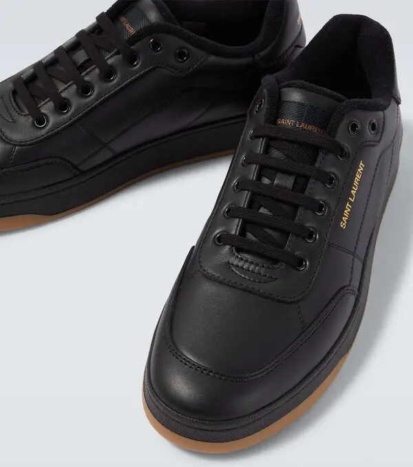 Saint Laurent Sl/61 Leather Sneakers