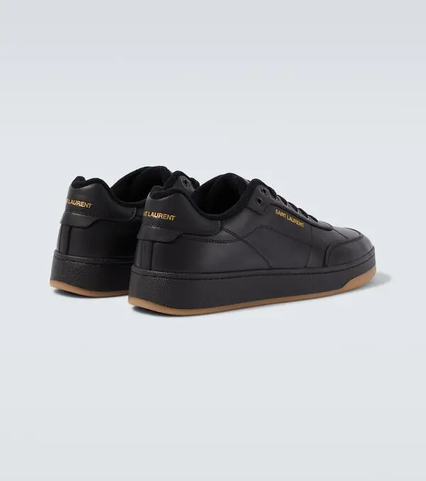 Saint Laurent Sl/61 Leather Sneakers