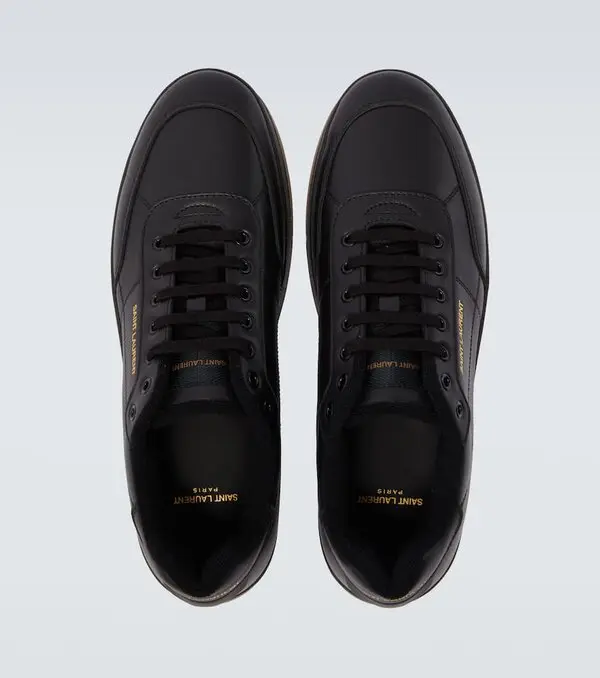 Saint Laurent Sl/61 Leather Sneakers