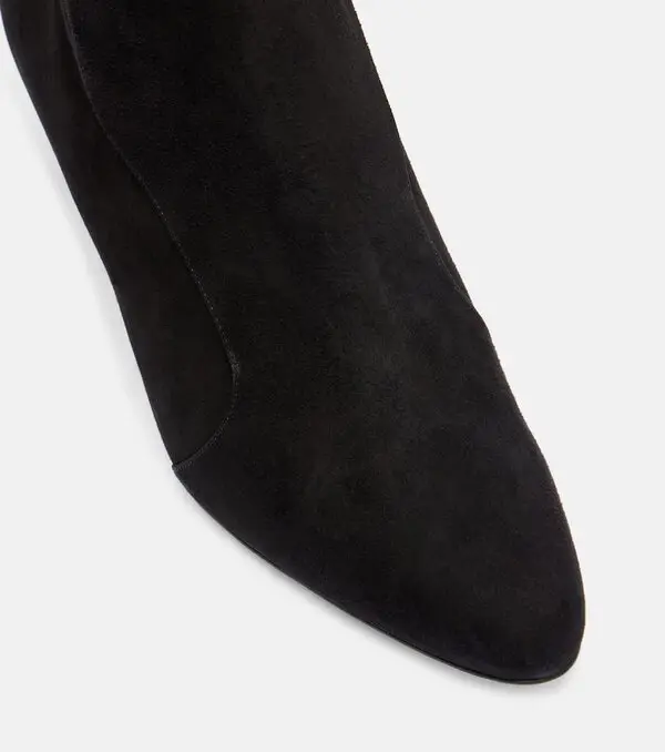 Manolo Blahnik Myconia 50 Suede Ankle Boots