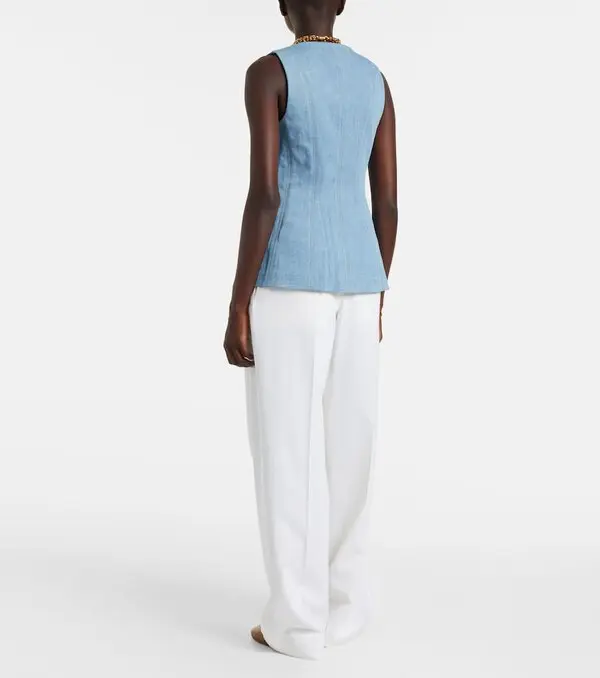 Veronica Beard Avalina Denim Vest