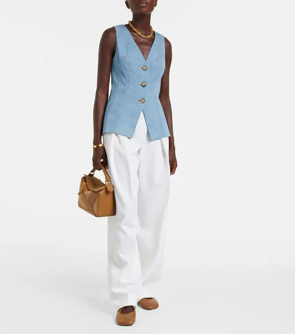 Veronica Beard Avalina Denim Vest