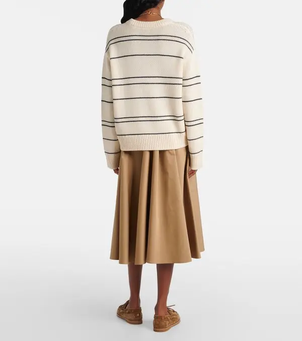 Vince Striped Wool-blend Sweater