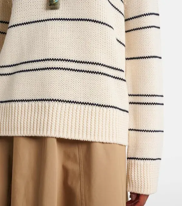 Vince Striped Wool-blend Sweater