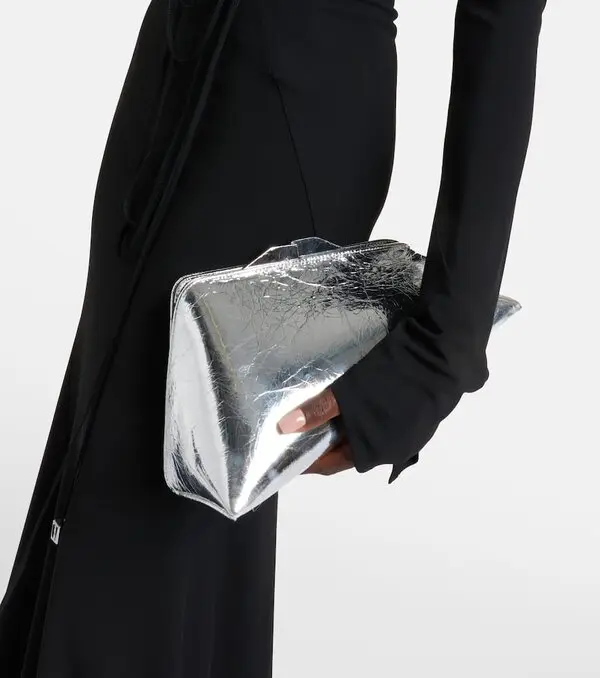 Attico 8.30 Pm Oversized Clutch - Silver
