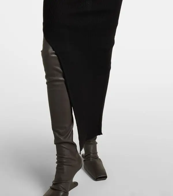 Rick Owens Athena Virgin Wool Maxi Dress