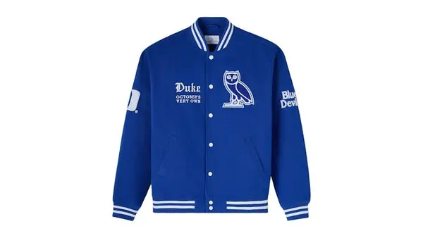 OVO X Ncaa Duke Devils Varsity Jacket - Blue
