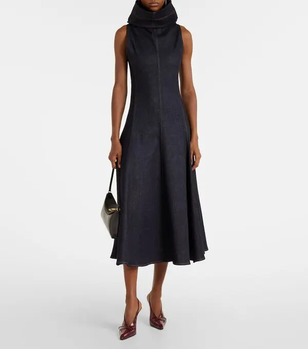 Jacquemus Denim Midi Dress