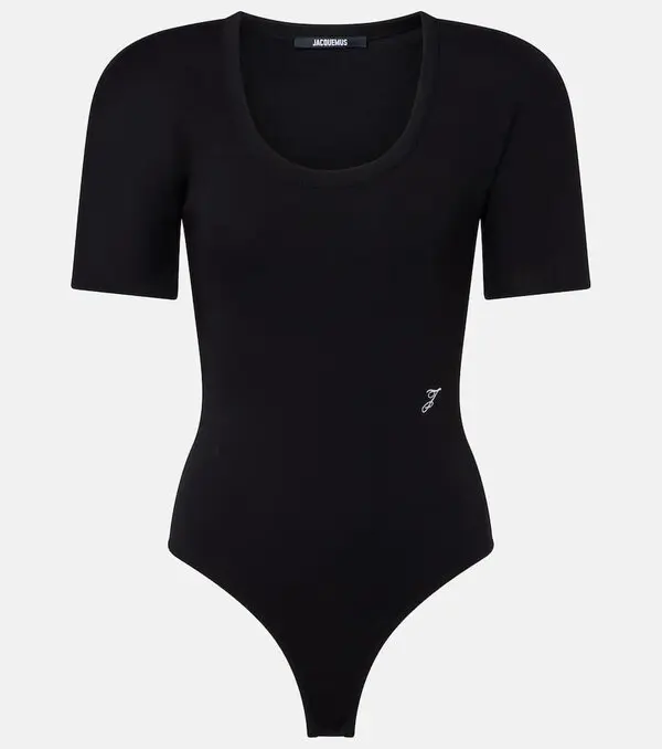 Jacquemus Embroidered Cotton Bodysuit