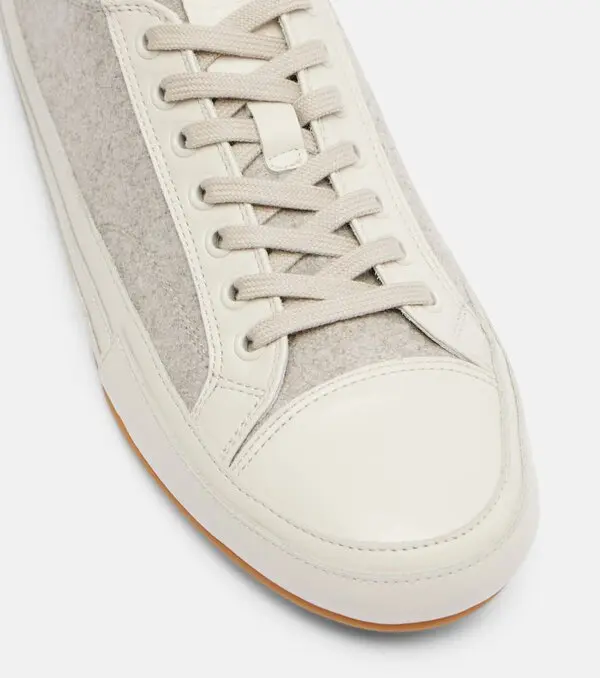 TOD'S Leather Sneakers - Beige
