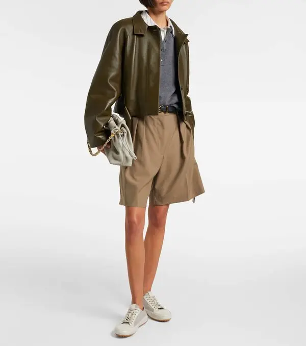 TOD'S Leather Sneakers - Beige
