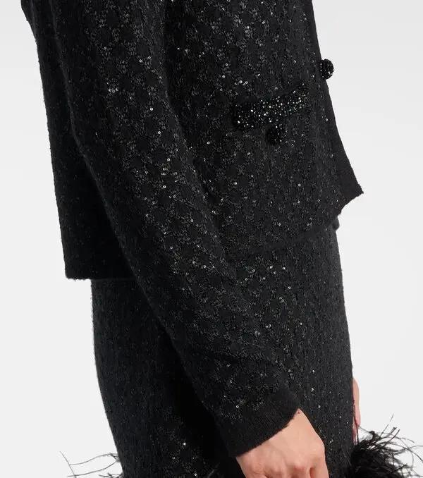 Max Mara Perdoni Sequined Cardigan