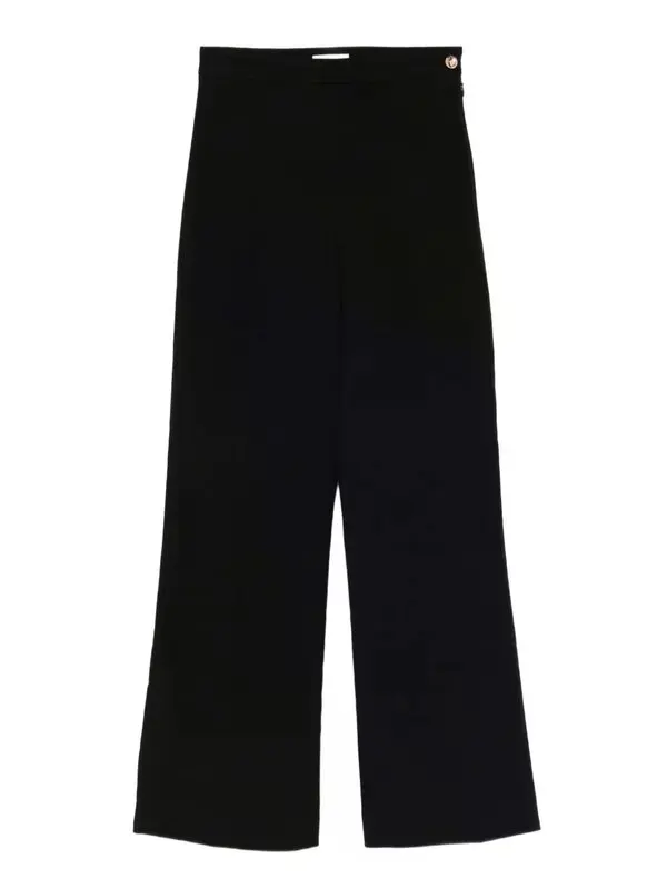 Sandro Button-detail High-waist Trousers