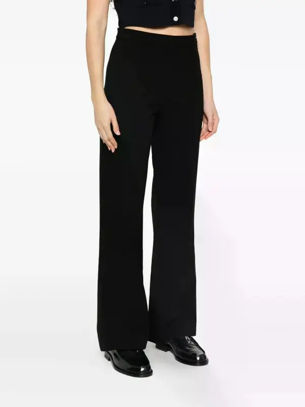 Sandro Button-detail High-waist Trousers