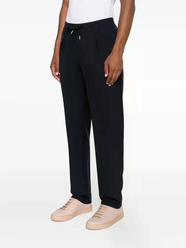 Sandro Elasticated Straight-leg Trousers - Blue