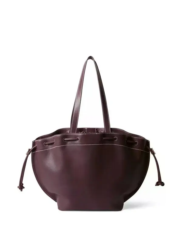 Claudie Pierlot Alban Leather Tote Bag - Red