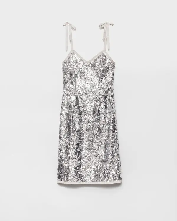 Prada Embroidered Sequin Dress