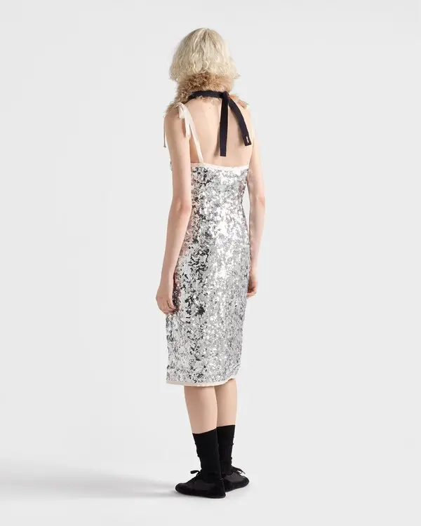 Prada Embroidered Sequin Dress
