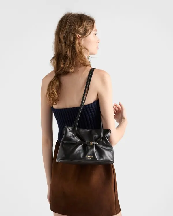 Prada Small Nappa Leather Bag - Black