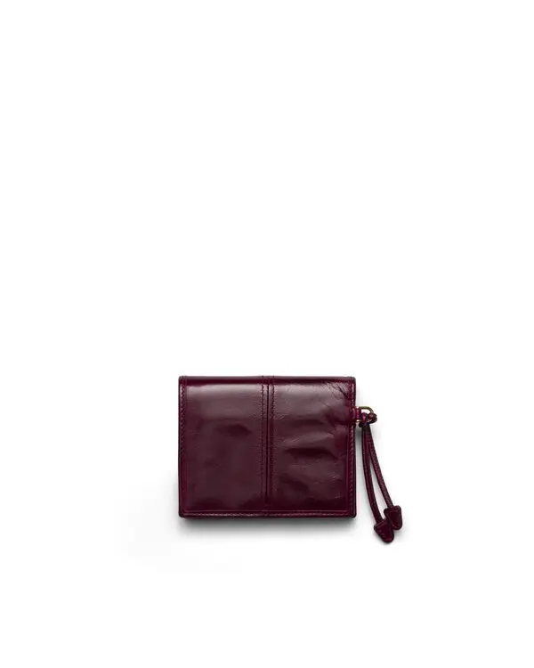Prada Small Leather Wallet - Red