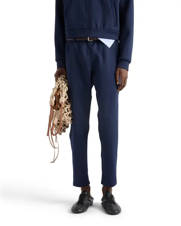 Prada Technical Fleece Pants - Blue