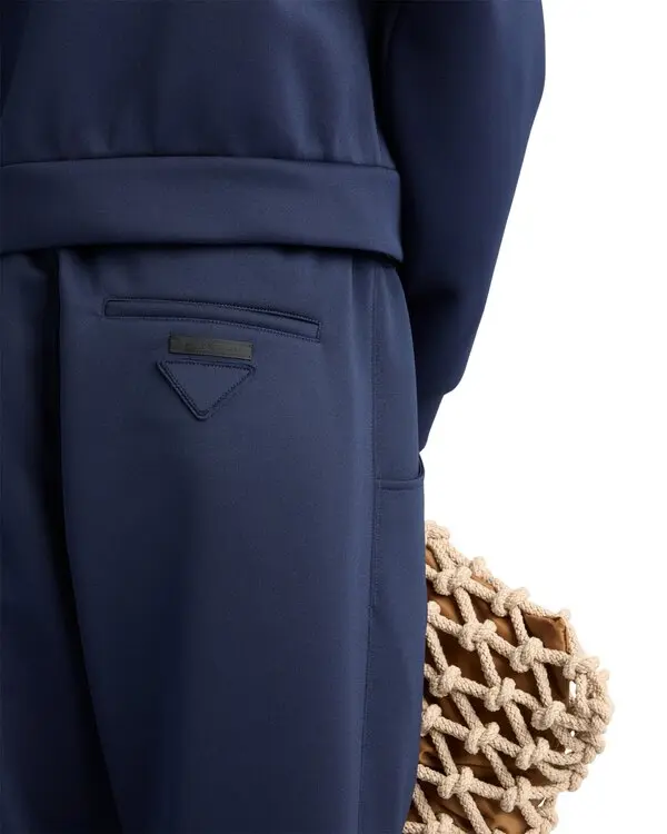 Prada Technical Fleece Pants - Blue