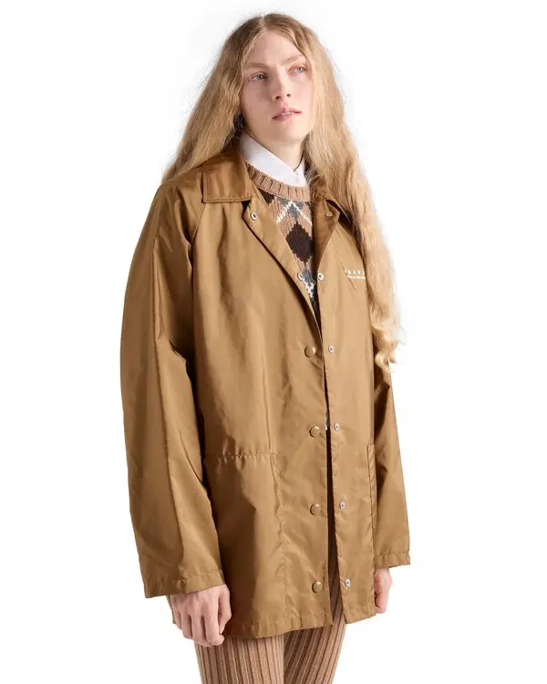 Prada Lightweight Re-nylon Blouson Jacket - Brown