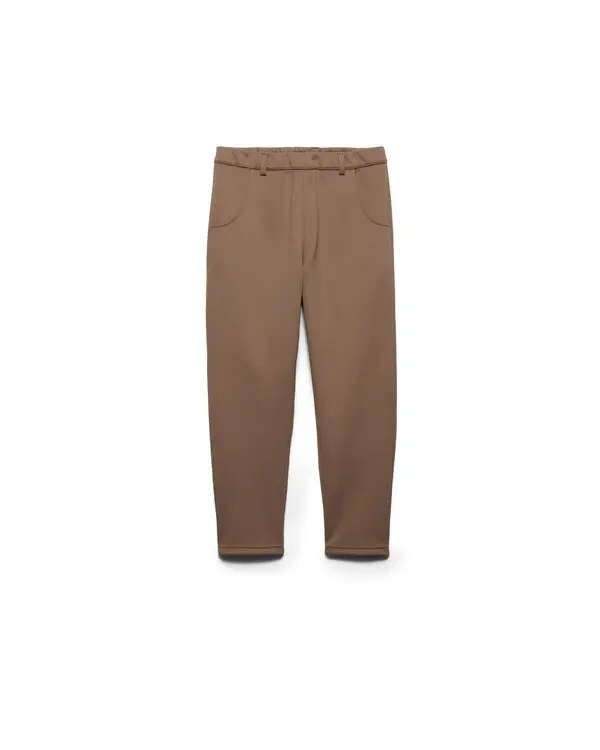 Prada Technical Fleece Pants - Brown