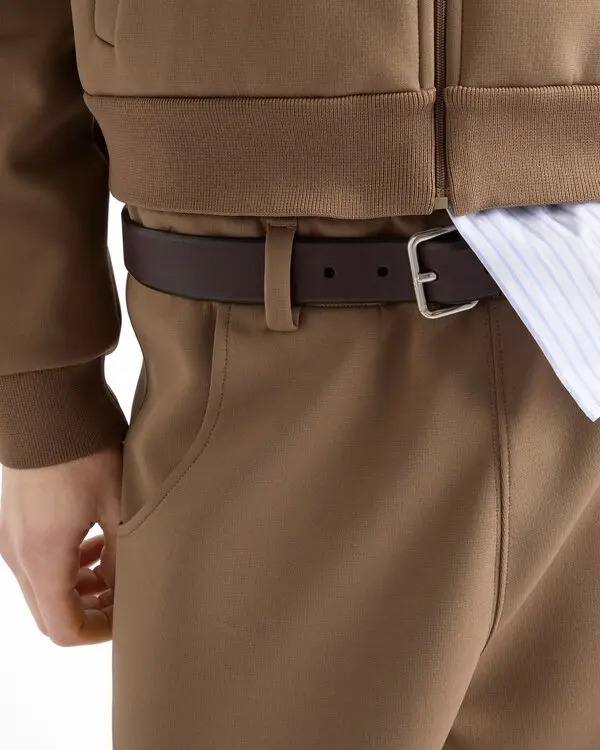 Prada Technical Fleece Pants - Brown
