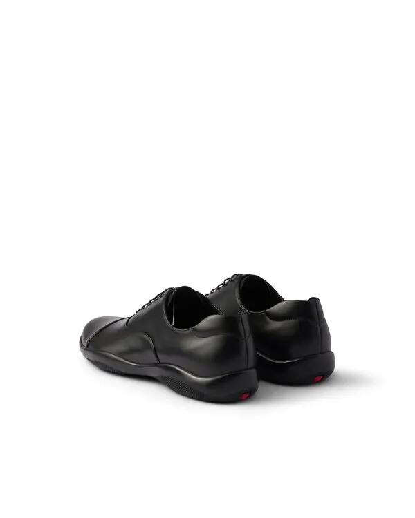 Prada Laced Leather Toblach Shoes