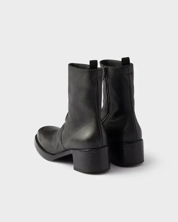 Prada Leather Booties