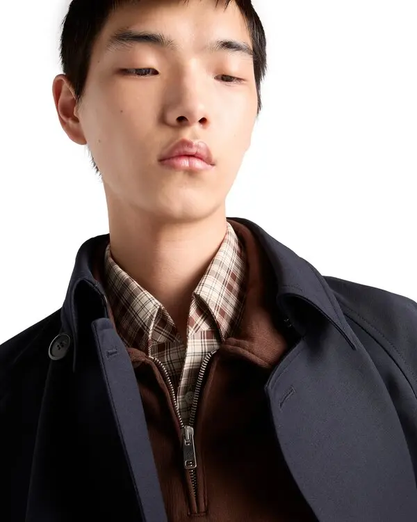 Prada Cotton Fleece Polo Hirt