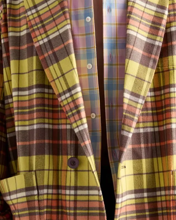 Prada Checked Cotton Button-down Shirt