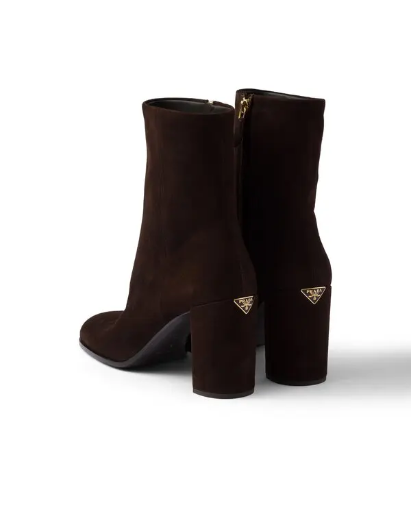 Prada Suede Booties